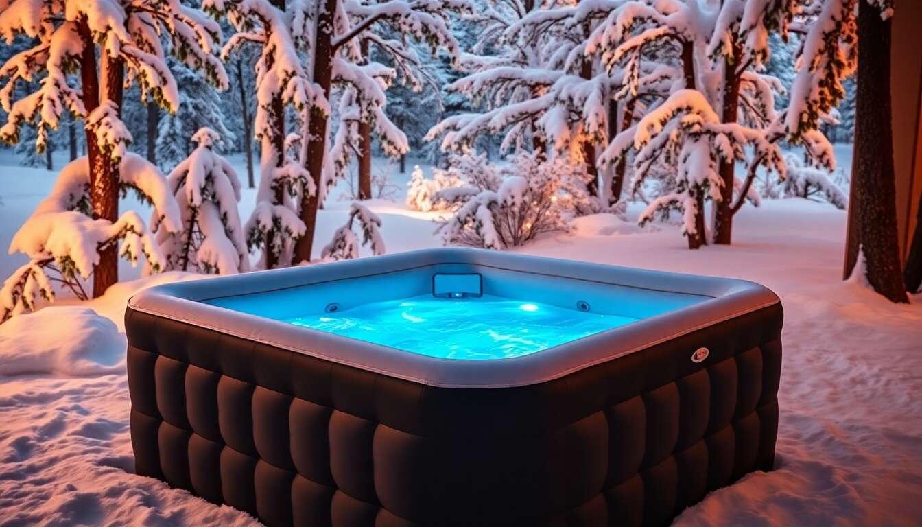 Découvrez des spas gonflables à prix imbattables cet hiver